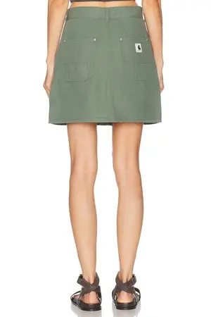 Carhartt Work In Progress Maeve Double Knee Mini Skirt - Park
