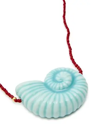 Anni Lu Nautilus Beaded 18kt Gold-plated Necklace