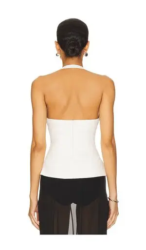 Misha Collection Alusia Halterneck Top - Ivory