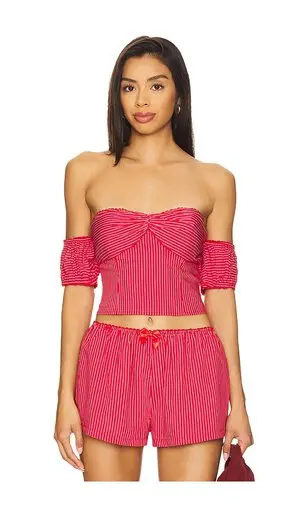 More To Come Strapless Blouses
