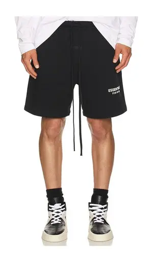 Fear Of God Soccer Fleece Shorts - Black