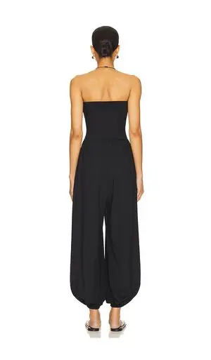 Susana Monaco Tube Gathered Ankle Jumpsuit