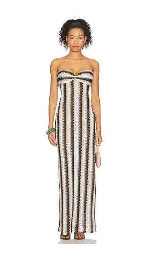 LOVERS AND FRIENDS Nettie Maxi Dress - Sage Multi