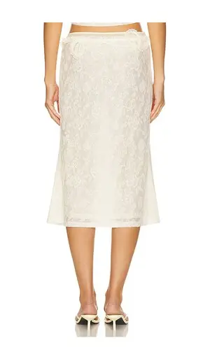 MARRKNULL Lace Layered Skirt