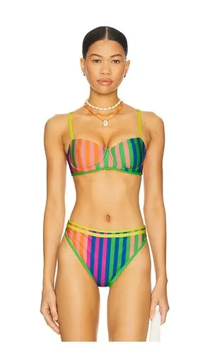 MAAJI Violeta Bikini Top - Blue
