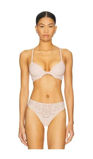 Natori Lush Contour Underwire Bra In Rose - Rose Beige & Warm White