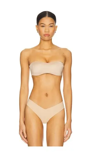 Natori Adapt Bandeau Underwire Bra In Tan - Cafe