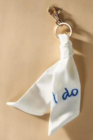 Anthropologie I Do Knotted Ribbon Bag Charm