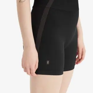 On Studio Knit Cycling Shorts - Black/eclipse