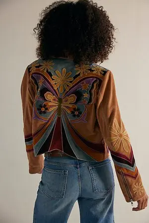 Free People Monarch Magic Jacket - Butterfly