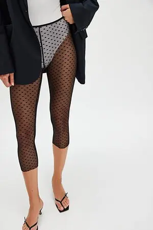 Only Hearts Cou Cou Lola Cropped Tights Black