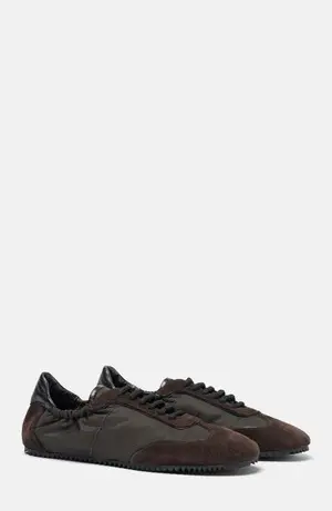 SCAROSSO Riley Sneakers - Brown - Nylon