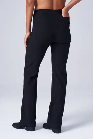 FRANNE GOLDE High Waisted Bootcut Magic Pant - Black
