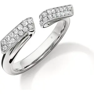 Hearts On Fire Inside Out Diamond Open Ring - White Gold