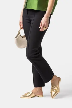 BELLS & BECKS Ana Pointy Toe Mule With Bow