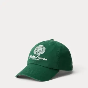 Ralph Lauren Crest-embroidered Twill Cap - New Forest
