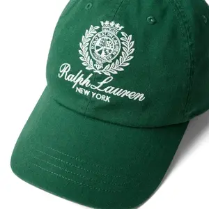Ralph Lauren Crest-embroidered Twill Cap - New Forest