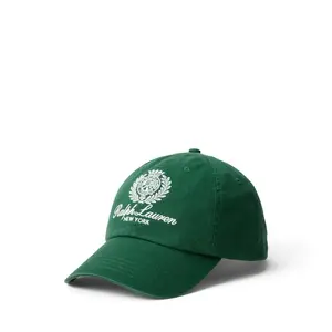 Ralph Lauren Crest-embroidered Twill Cap - New Forest