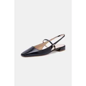 BELLS & BECKS Tina Mary Jane Slingback Flat - Black