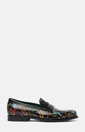Scarosso Printed Loafers For Men