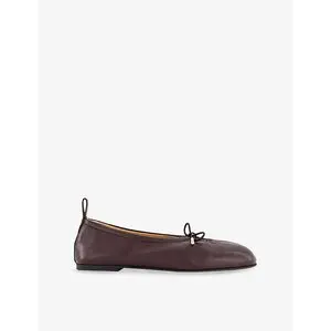 ALOHAS Rosalind Leather Ballet Flats - Brown