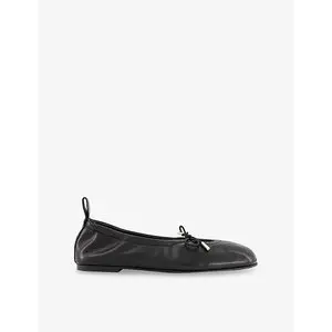 ALOHAS Rosalind Leather Ballet Flats - Black