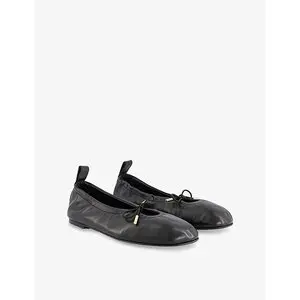 ALOHAS Rosalind Leather Ballet Flats - Black