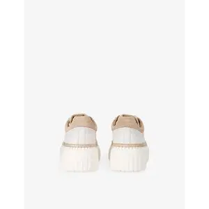 Hogan H-stripes Logo-print Leather Low-top Trainers