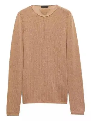 Prada Cashmere Crew-neck Sweater - Brown