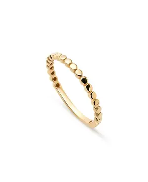 ANA LUISA Solid Circles Band Ring - Gold