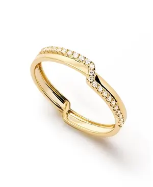 ANA LUISA Elevate Diamond Ring - Gold