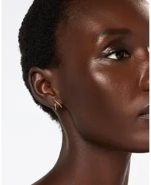 ANA LUISA Solid Aurora Huggie Stud Earrings