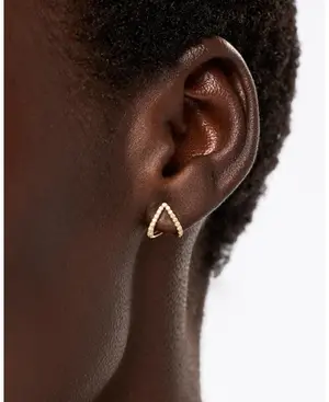 ANA LUISA Velora Huggie Studs