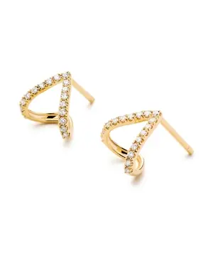 ANA LUISA Velora Huggie Studs