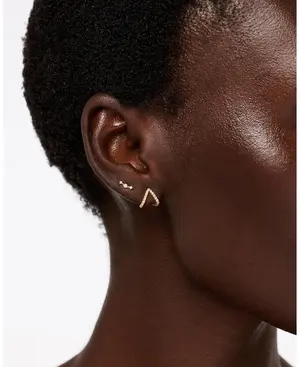 ANA LUISA Velora Huggie Studs