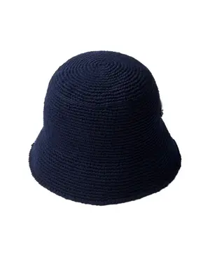 Prada Crochet Bucket Hat - Blue