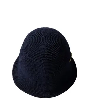 Prada Crochet Bucket Hat - Blue
