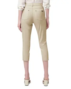 Hue High Rise Ultra Soft Denim Capri Leggings - White Pepper