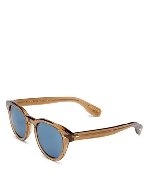Oliver Spencer Round Frame Sunglasses Blue