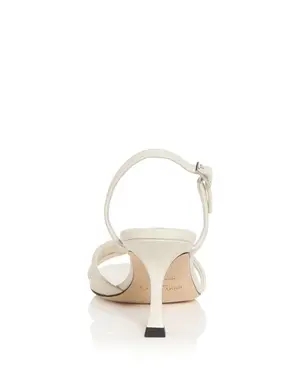 JIMMY CHOO Elsy 70 Slingback Sandals - Latte