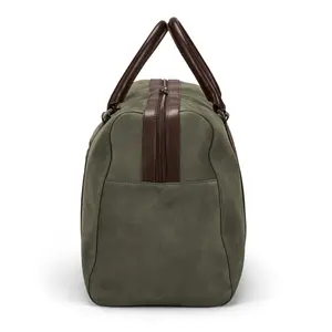 CARL FRIEDRIK Compact Leather Weekender Bag