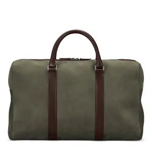 CARL FRIEDRIK Compact Leather Weekender Bag