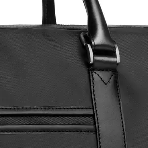 CARL FRIEDRIK Compact Nylon Weekender Bag - Black