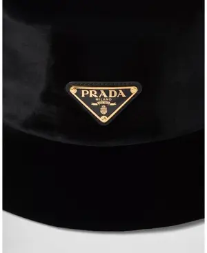 Prada Velvet Bucket Hat