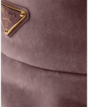 Prada Velvet Bucket Hat - Pink