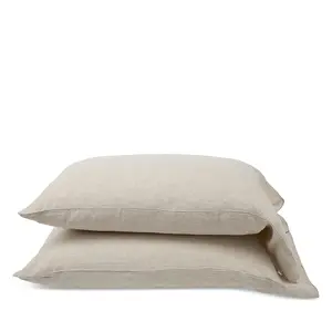 POM POM AT HOME Linen King Pillowcase, Pair - Flax