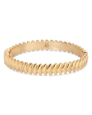 Ettika Metal Moderna Bangle Bracelet - Gold