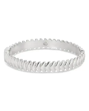 Ettika Metal Moderna Bangle - Silver