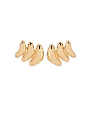 Ettika Moderna Stud Earrings - Gold