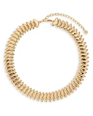 Ettika Metal Moderna Choker Necklace - Gold